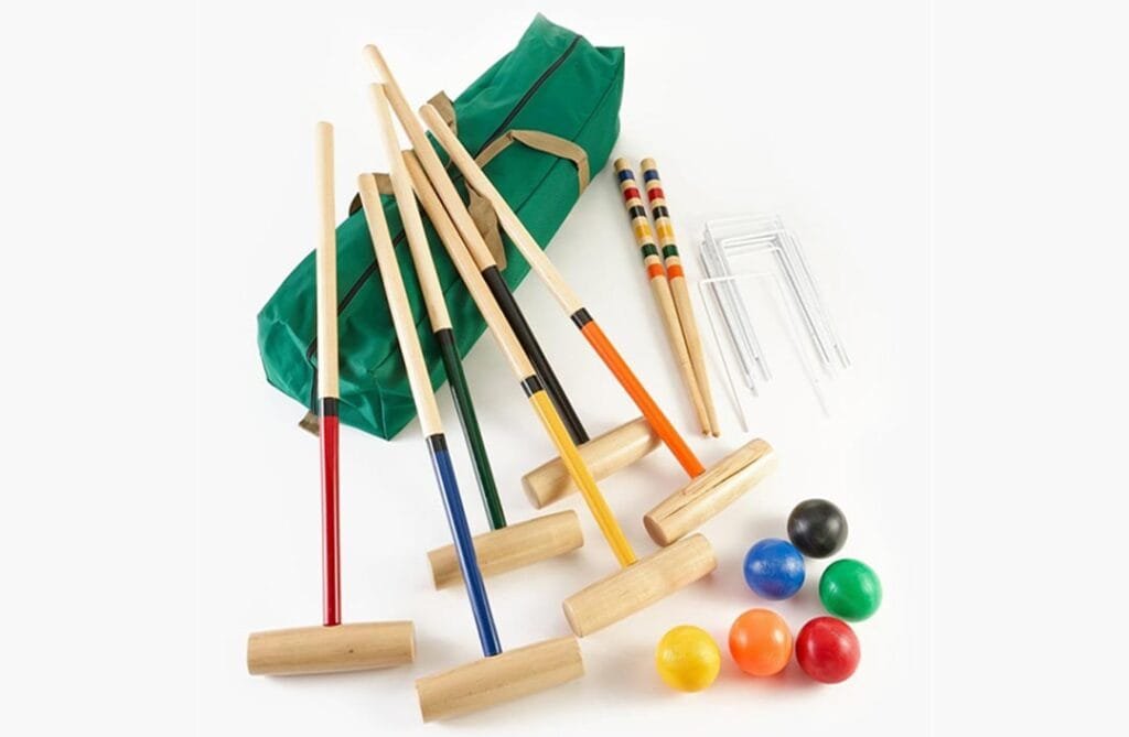 How is the wooden croquet game style made? - kangjiegardengame.com